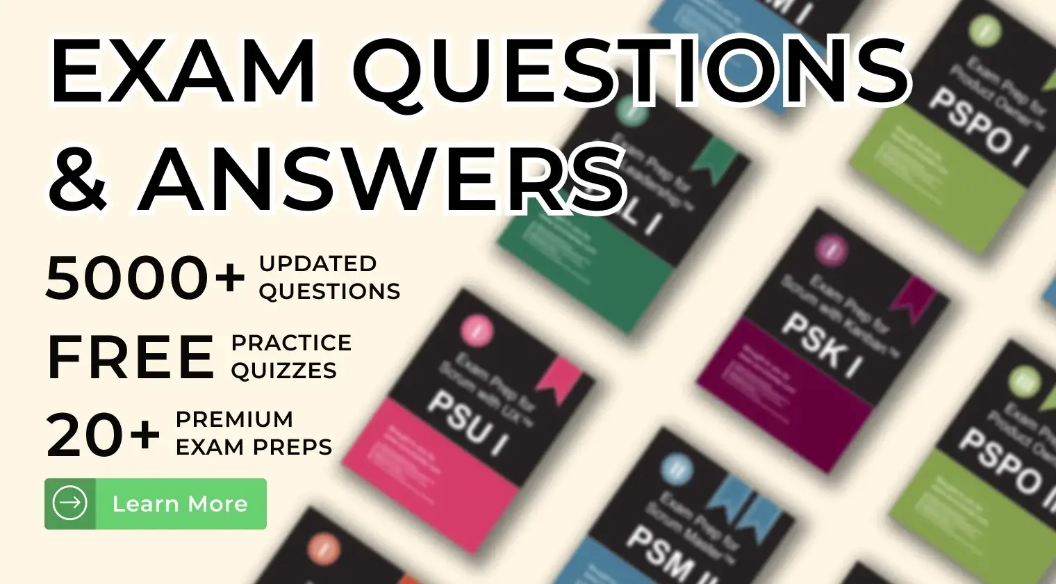 Agile and Scrum Practice Exams and Questions