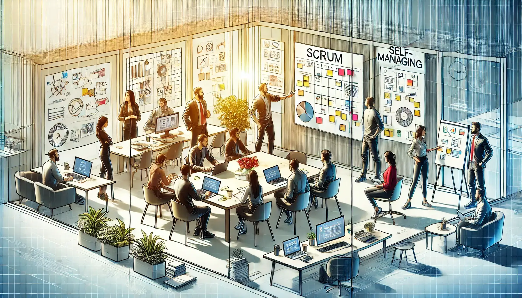 Answering: "Developers are self-managing, which of the following do ...